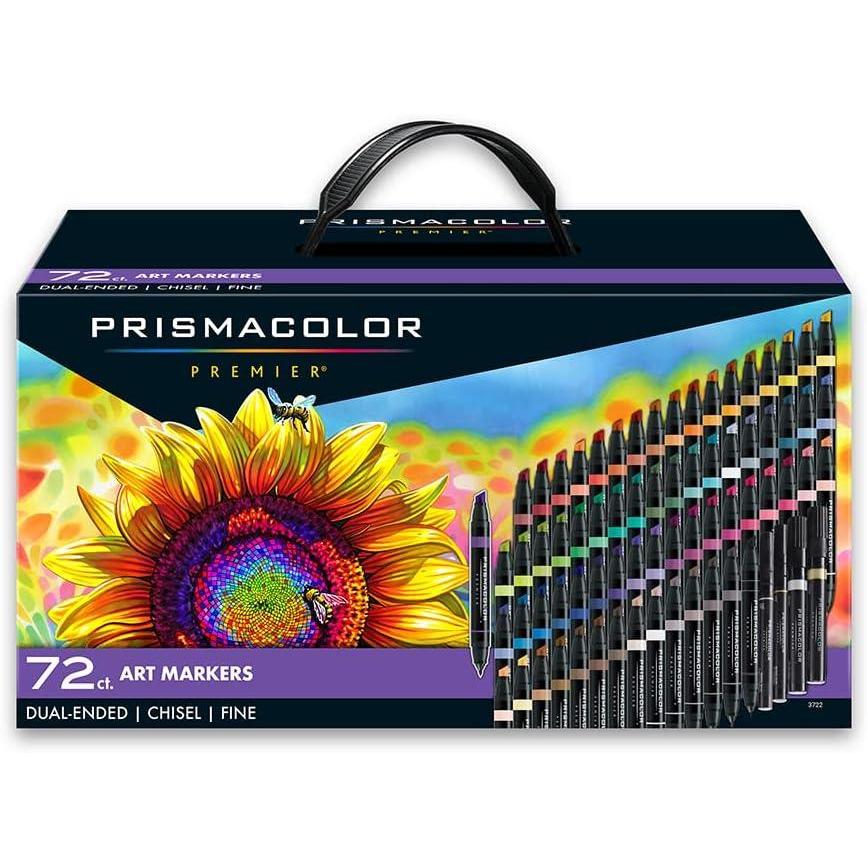 Prismacolor Premier Dual-Ended Art Markers Alcohol Marker Set 72 Count ...